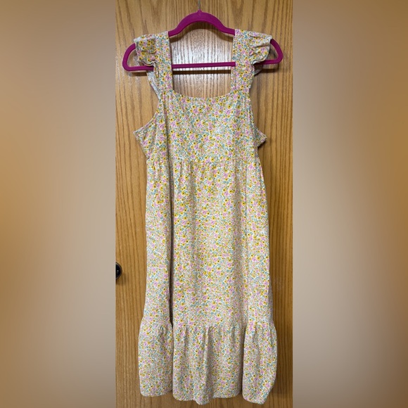 Universal Thread | Dresses | Cotton Sundress Pink And Yellow Floral ...